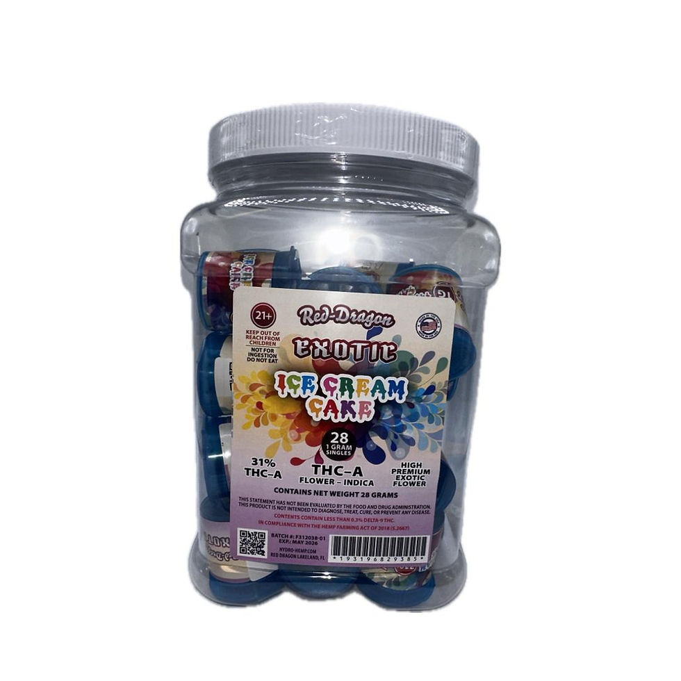 HydroHemp Red Dragon THCA High Potency Flower