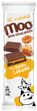 Buy Natural Honey Caramel & Milk Chocolate Bars | Moo Chocolates | USAv