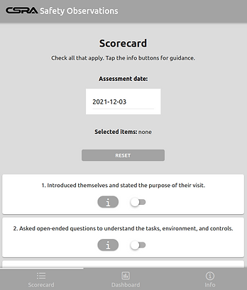 Quality of Safety Leading Indicators Scorecard Tool | Construction ...