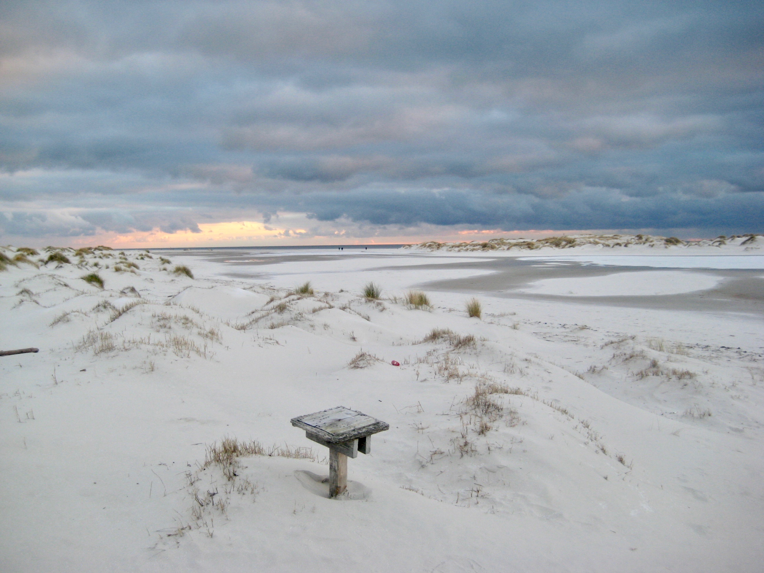 Amrum im Winter | Ferienhaus Lützen | Nebel