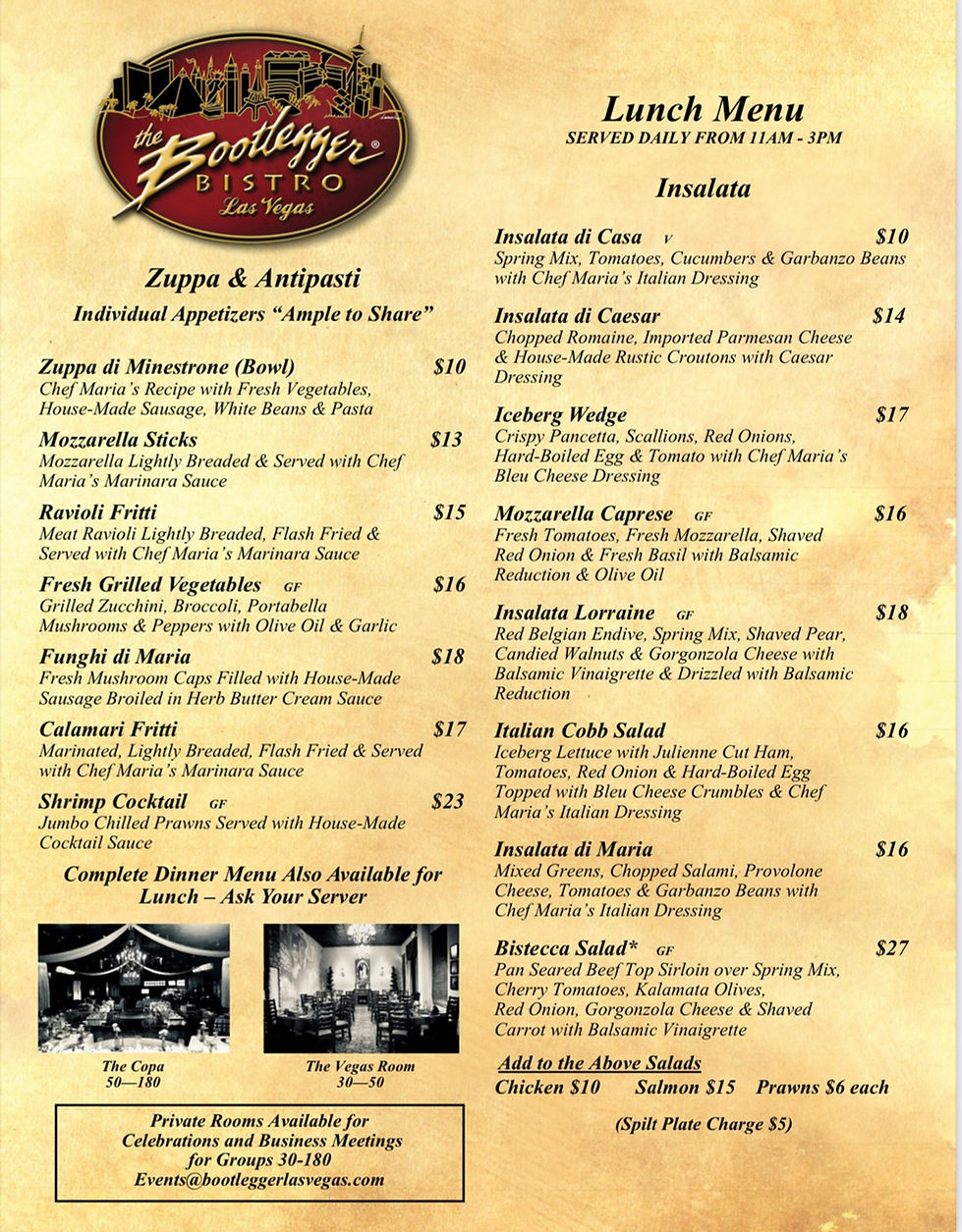 Menu | BOOTLEGGER OFFICIAL