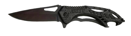 All Black Lock Knife 2.56" | Stringtown