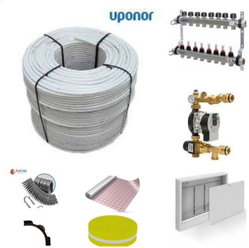 Complete Uponor 100m2 underfloor heating package | Heating Tools