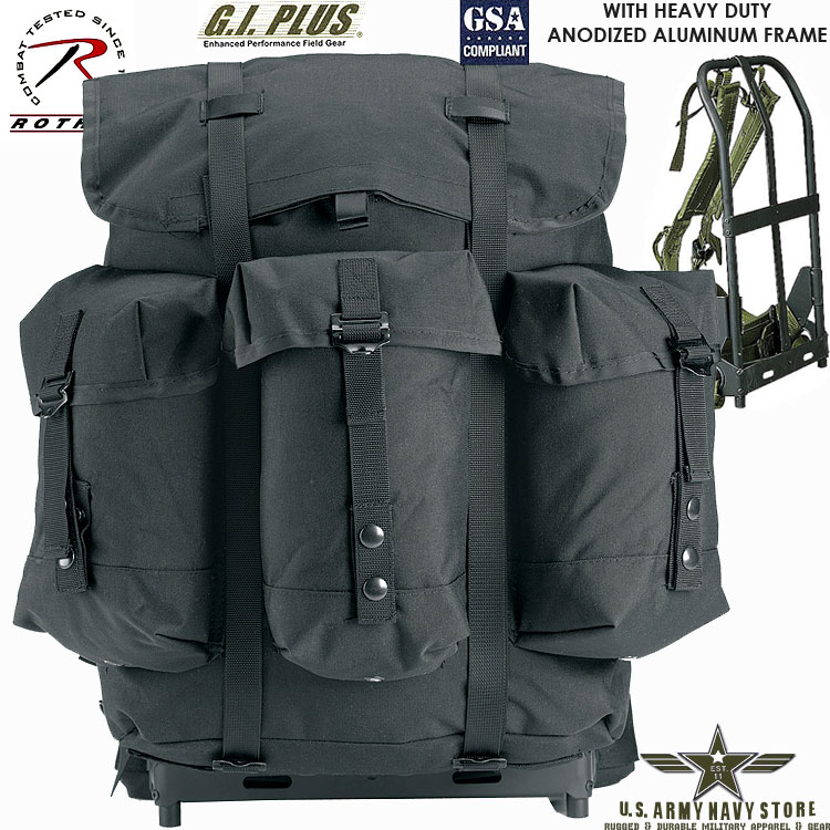 G.I. Type Enhanced ALICE Pack - Large Size - w/Frame.