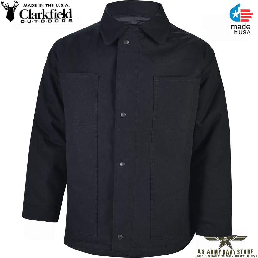 Clarkfield Outdoors Made in USA Insulated Chore Coat - Black