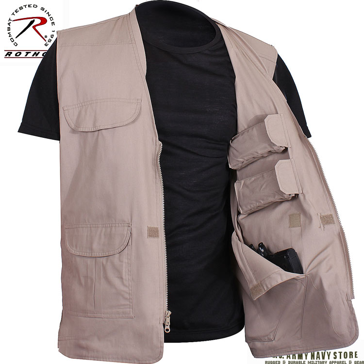 Lightweight Professional Concealed Carry Vest - Khaki