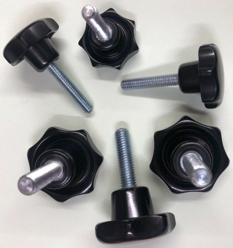 M6 X 30, M8 X 30, Black, Male, Turn Knobs. | Fastpack Fasteners l