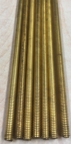 M6, M8, M10, M12, Metric, Solid Brass, Studding, Threaded Rod x 1m ...