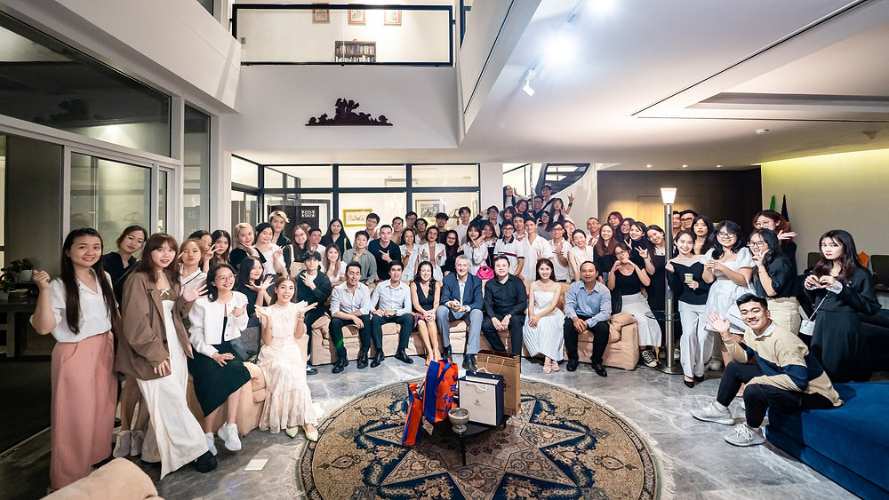 The party took place at the residence of Consul General Enrico Padula ...