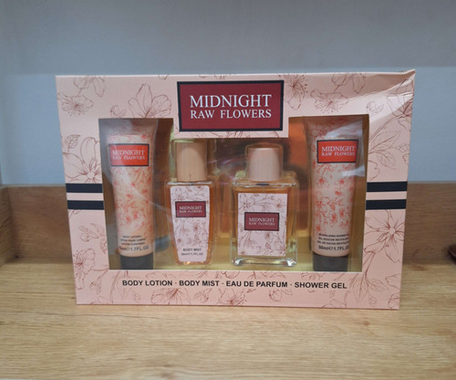 Midnight Raw Flowers Gift Set | Solutions Giant
