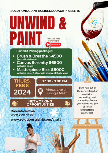 Unwind & Paint Event Kits | Solutions Giant