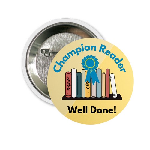 Custom 2 1/4" Champion Reader Button | Solutions Giant