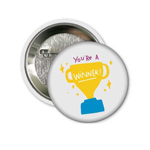 Custom 2 1/4" Winner Button | Solutions Giant