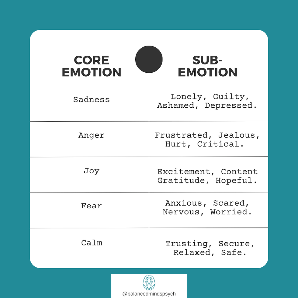 Practicing Emotional Labeling with the Feelings Wheel