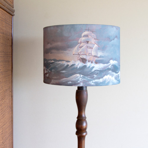 Clipper Ship Drum Lamp Shade | Merchants of the Sea
