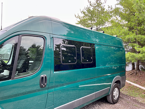 $249.99 Cargo Van Window Installation for Camper Vans | East Coast Vanlife