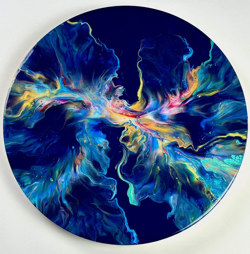 "Angel Wings" | 18" Round | Ellice Yang Art