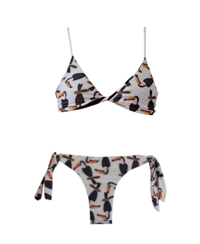 Biquíni tucano dupla face 24UC12 | Poko Pano