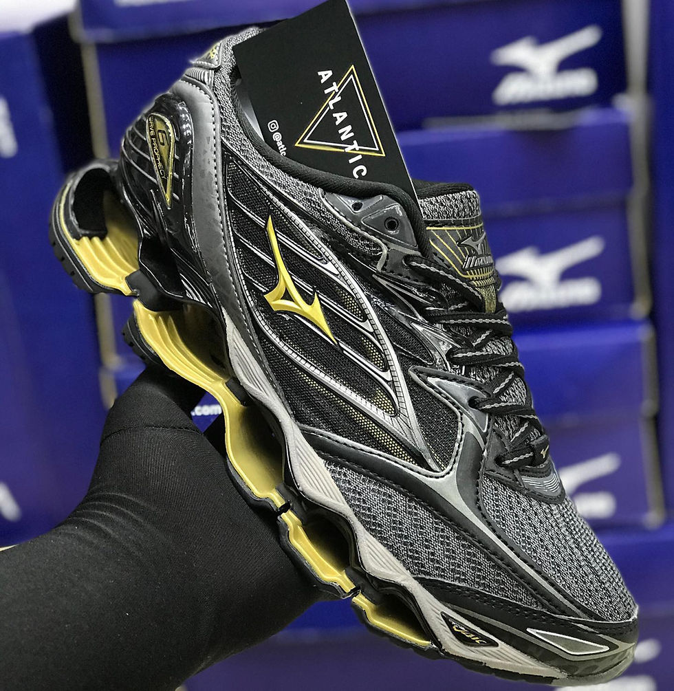 MIZUNO PROPHECY 6 | (Cinza-Dourado) | Atlantic Store