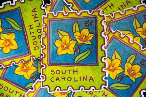 south carolina stamp sticker | Bella Bishara