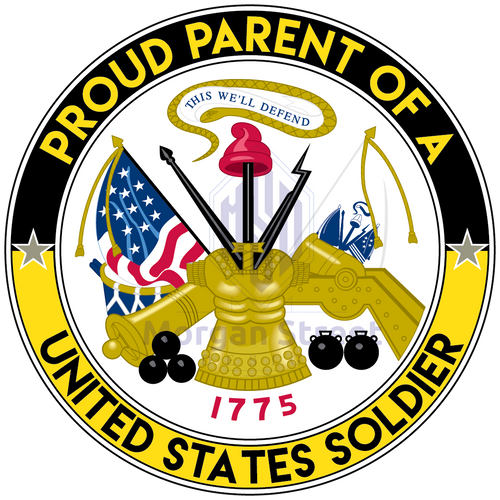 US Army Proud Family Decal | morganstreetdesign