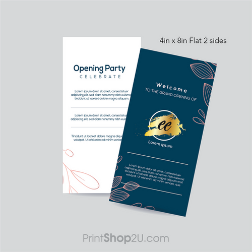 4x8 Invitation Card | PrintShop2U.com