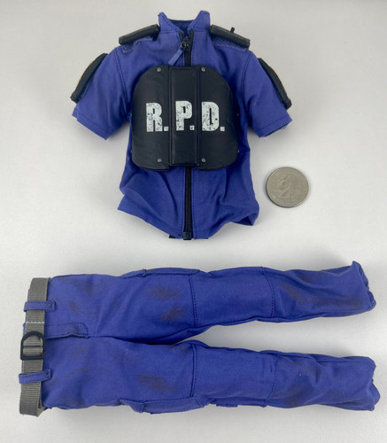 Damtoys Resident Evil 2 Leon S Kennedy RPD Armored Uniform 1/6 Scale ...