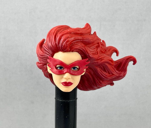 Marvel Legends Firestar Red Flowing Hair Female Head 1/12 Figure Custom ...
