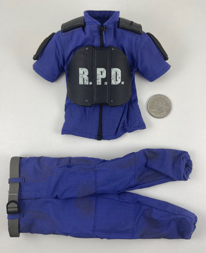 Damtoys Resident Evil 2 Leon S Kennedy RPD Armored Uniform 1/6 Scale ...