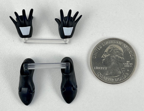 MAFEX Marvel Black Suit Spider-Man Magnetic Hands & Feet 1/12 Custom ...