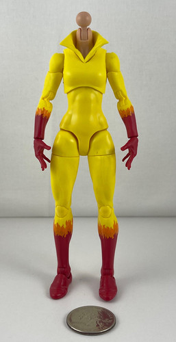 Marvel Legends Amazing Friends Firestar Female Body 1/12 Figure Custom ...