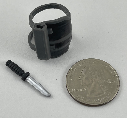 G.I. Joe Classified Buzzer Knife & Leg Sheath 1/12 Figure Custom Fodder ...