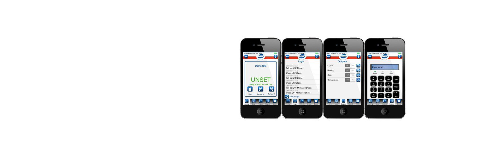 HKC Securecomm App - Dublin - Panther Alarms