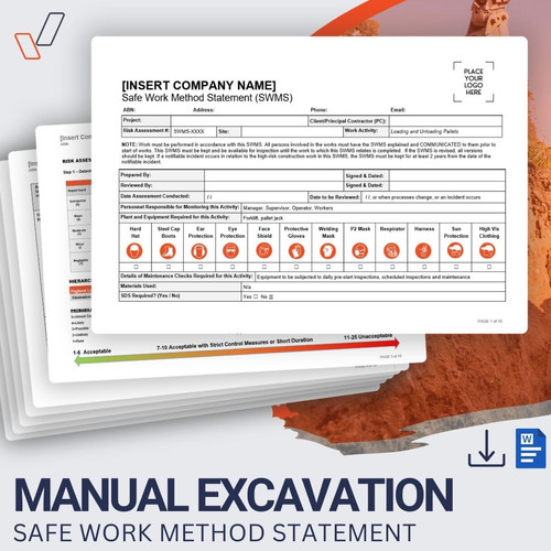 Manual Excavation SWMS | Everything OHS