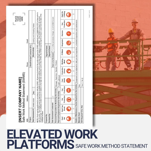 Elevated Work Platforms (Scissor Lift) SWMS | Everything OHS
