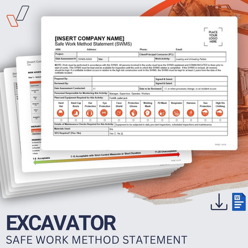 Excavator SWMS | Everything OHS