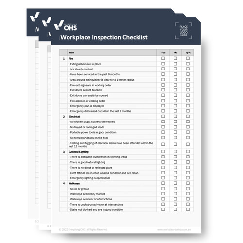 Basic Workplace Inspection Checklist | Everything OHS