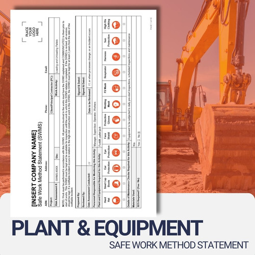 Plant and Equipment SWMS | Everything OHS