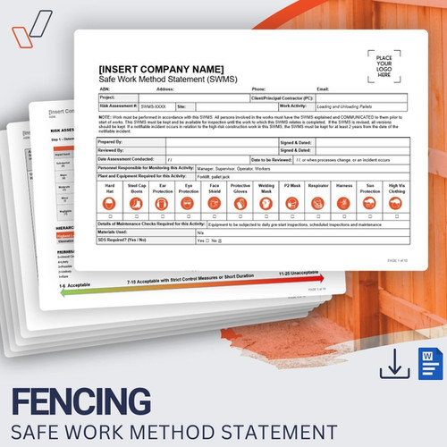 Fencing SWMS | Everything OHS