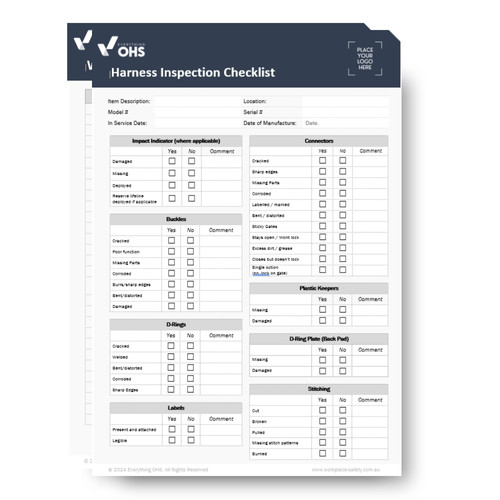 Safety Harness Checklist | Everything OHS
