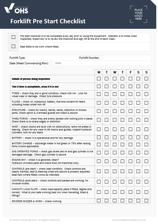 Free WHS Templates, Information & Guides | Everything OHS