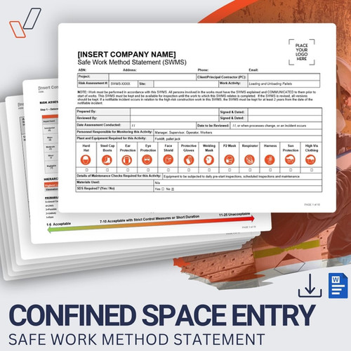 Confined Space Entry SWMS | Everything OHS