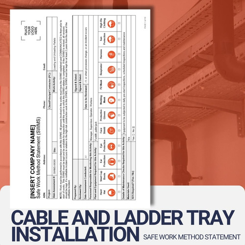 Cable and Ladder Tray Installation SWMS | Everything OHS