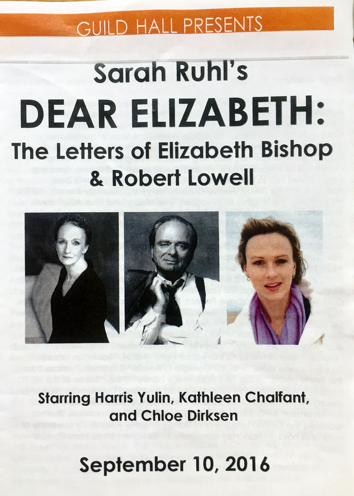 "Dear Elizabeth" with Harris Yulin and Kathleen Chalfant, Guild Hall of ...