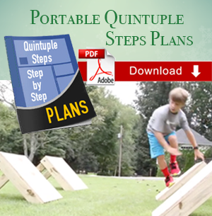 Quintuple Steps Plans | Ninja Warrior Blueprints