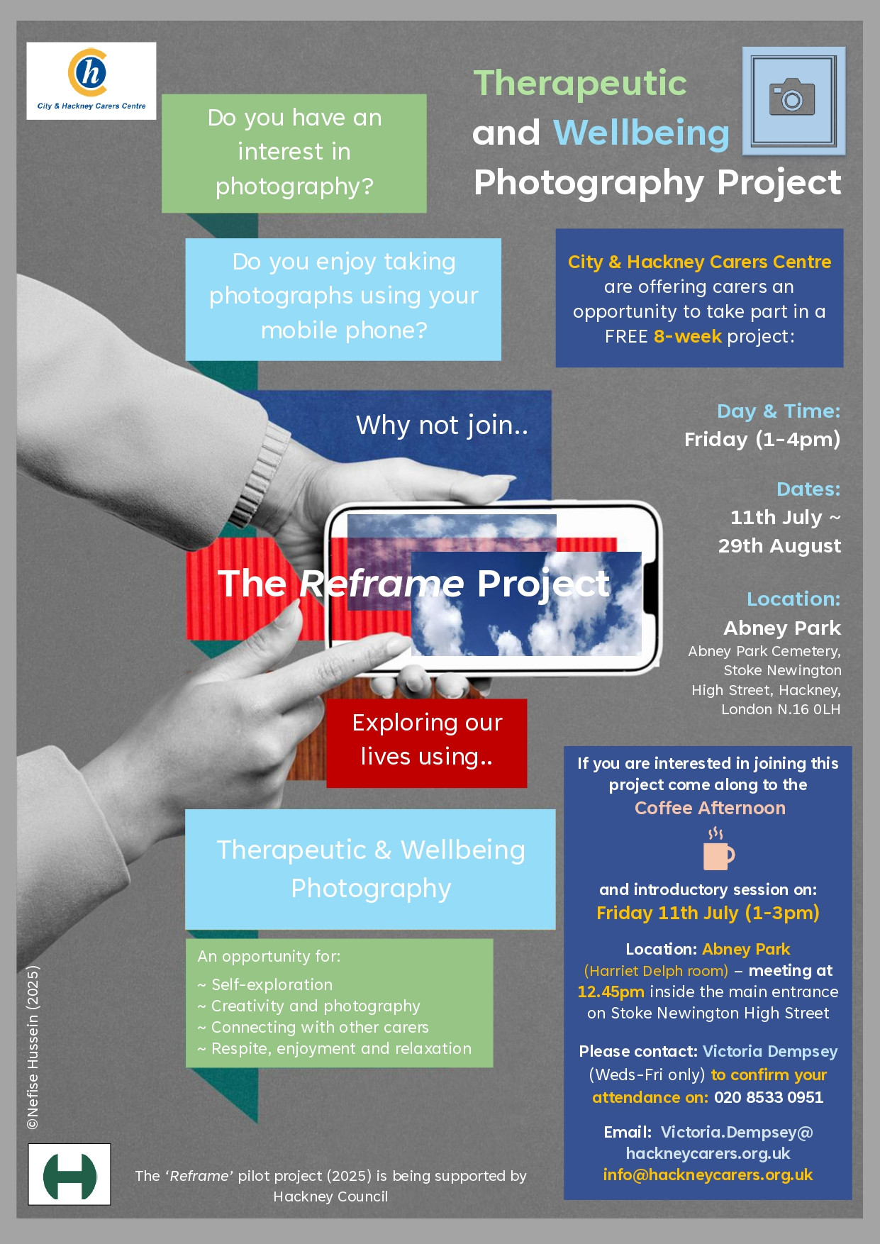 Therapeutic Photography & Wellbeing Project | Hackney Carers