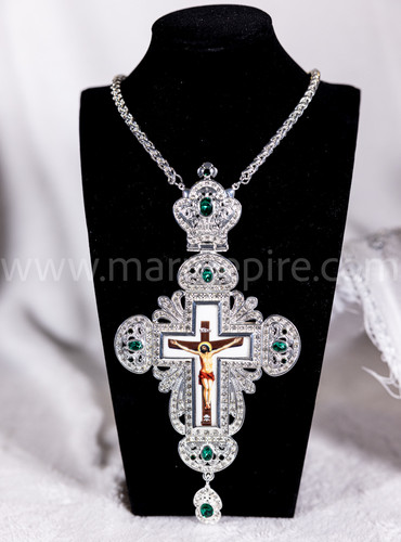 Silver Cross with EOTC Icon | MAR Empire