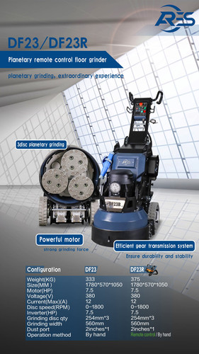 ARES DF23 Concrete Floor Grinder | JS Floor Systems Australia