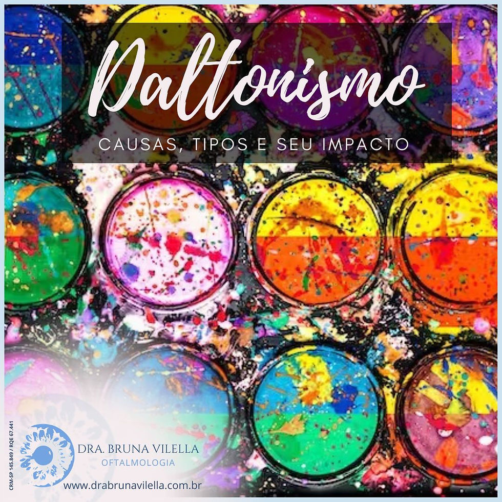 Daltonismo: Como é a visão, Tipos e Descubra se você é daltônico!