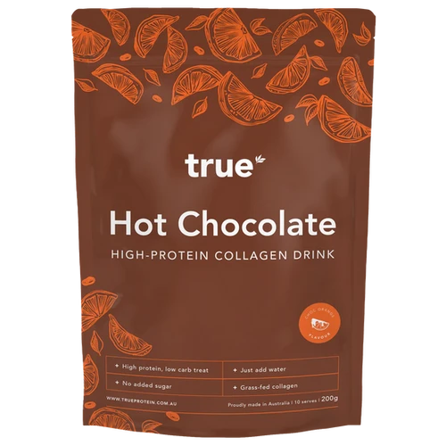 True Hot Chocolate Orange High-Protein Collagen Drink | Fast Fit 20